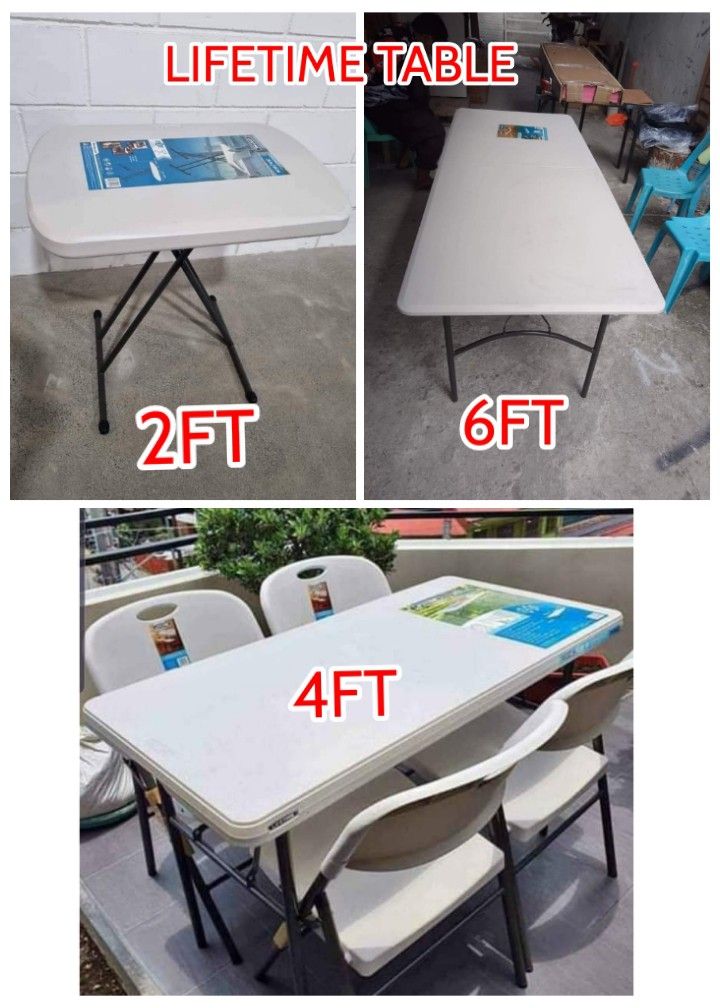 Lifetime Table, Furniture & Home Living, Outdoor Furniture on Carousell