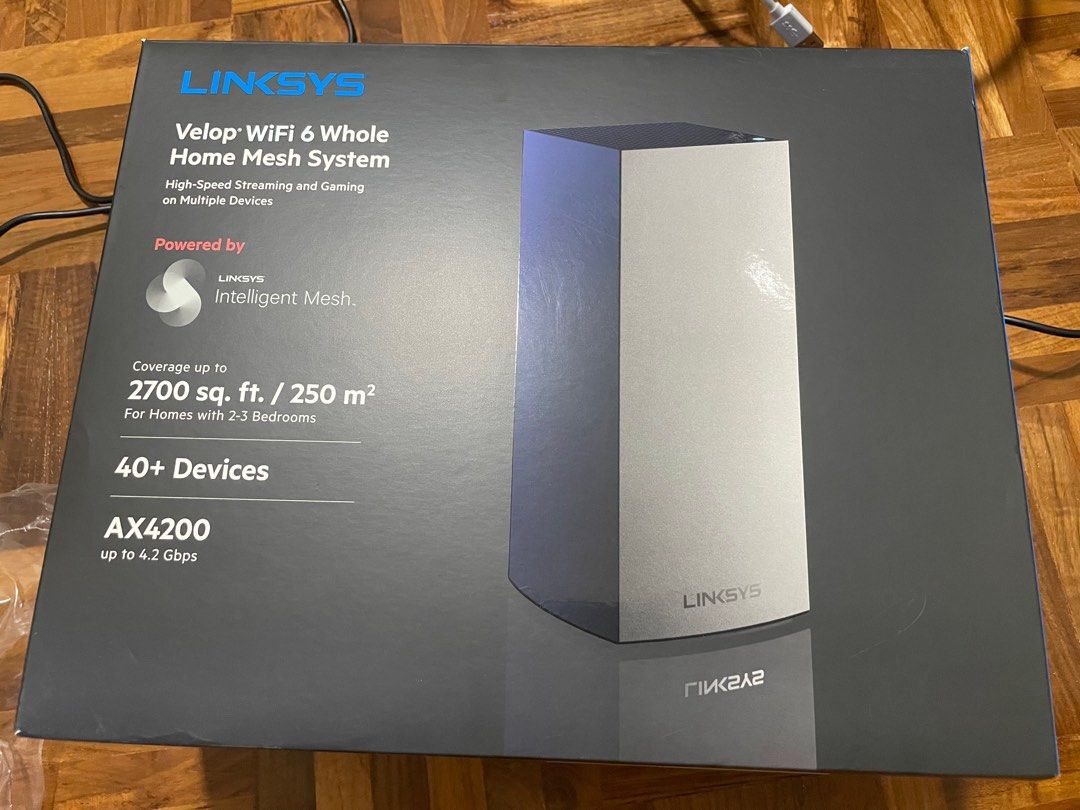 Linksys AX4200 velop wifi 6 home mesh router, Computers & Tech, Parts & Accessories, Networking ...