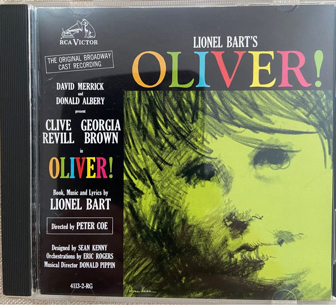 CD聖經上榜天碟，孤雛淚 Lionel Bart’s OLIVER ! 1962 年錄音，美版CD, 興趣及遊戲, 音樂、樂器 & 配件, 音樂與媒體 - CD 及 DVD - Carousell