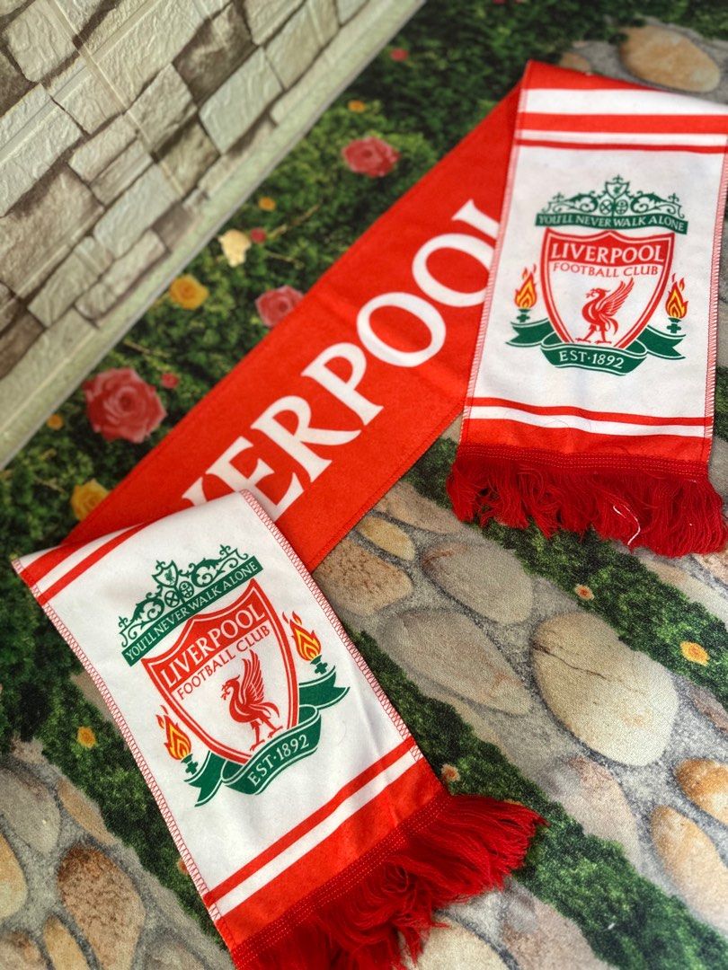 Liverpool scarf, Hobbies & Toys, Memorabilia & Collectibles, Fan ...