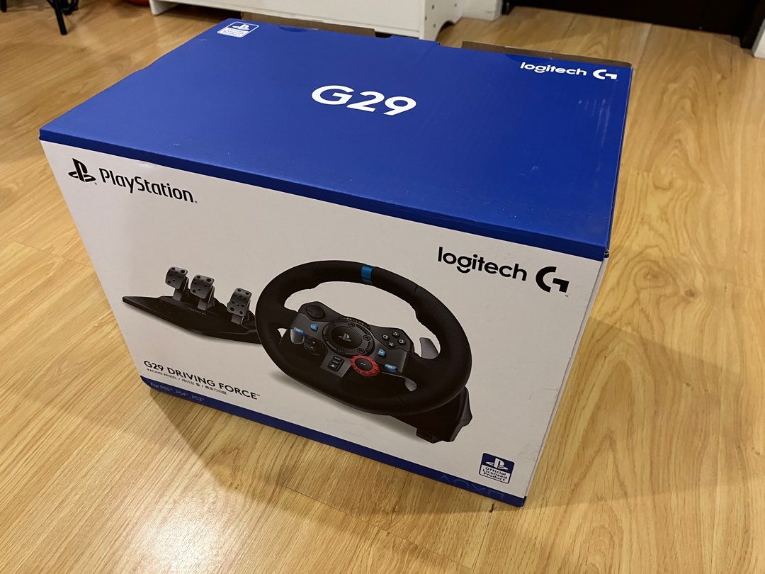 Logitech G29 Driving Force steering wheel for PS5/PS4, Video Gaming ...
