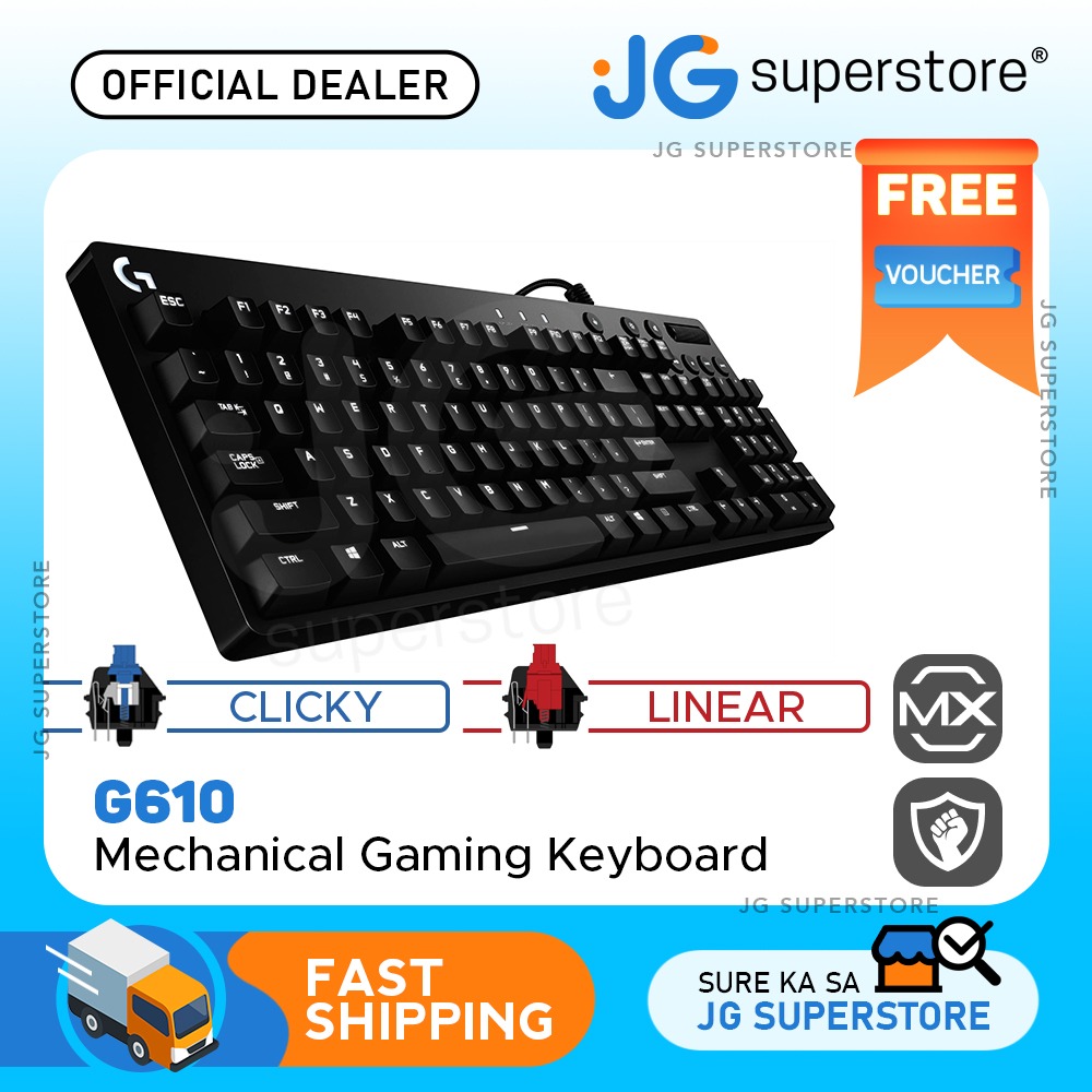 Logitech G610 Orion Red / Blue Wired Backlit Mechanical Keyboard with ...