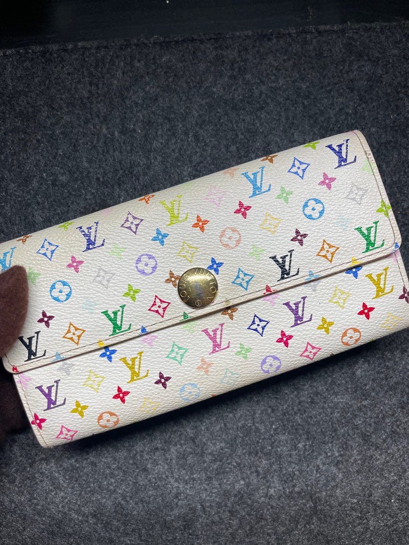 Louis Vuitton Multicolor Sarah Wallet, Luxury, Bags & Wallets on Carousell