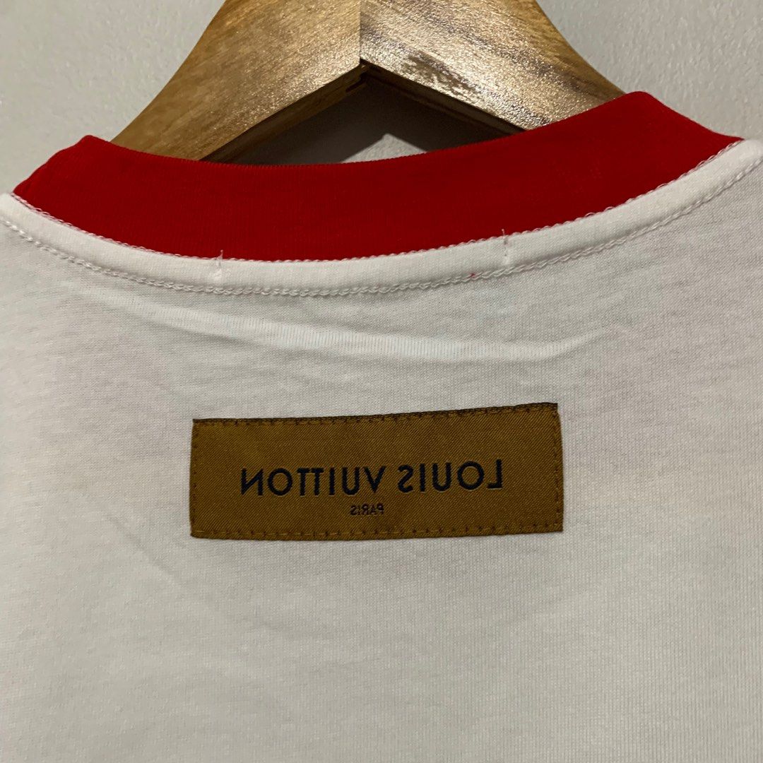 LOUIS VUITTON SIGNATURE RINGER T SHIRT, Men's Fashion, Tops & Sets ...