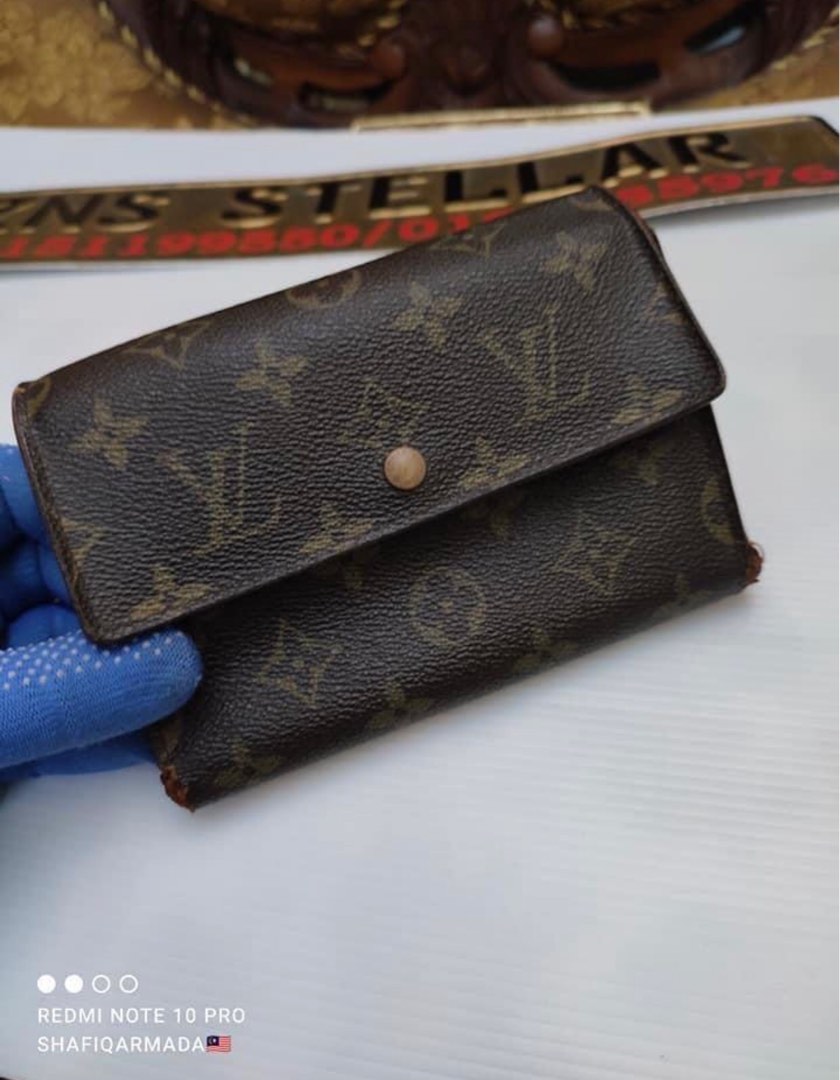 Louis vuitton trifold wallet authentic LV original made in france ...