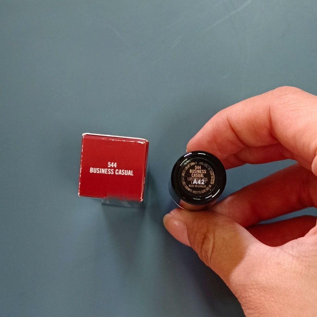 Mac lustreglass lipstick - 544 business casual, Beauty & Personal Care ...