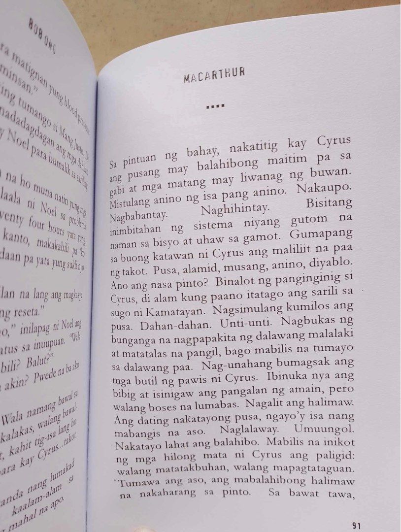 MACARTHUR | Bob Ong, Hobbies & Toys, Books & Magazines, Fiction & Non ...