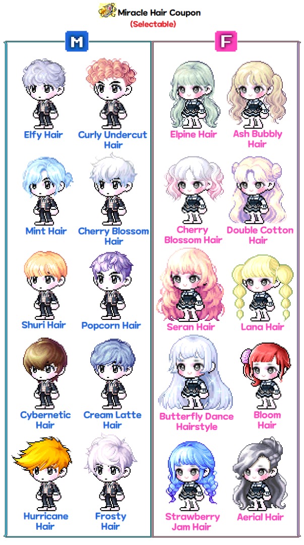 MapleSEA 18th Miracle Offline Sales Hair / Face Coupon Limited Time ...