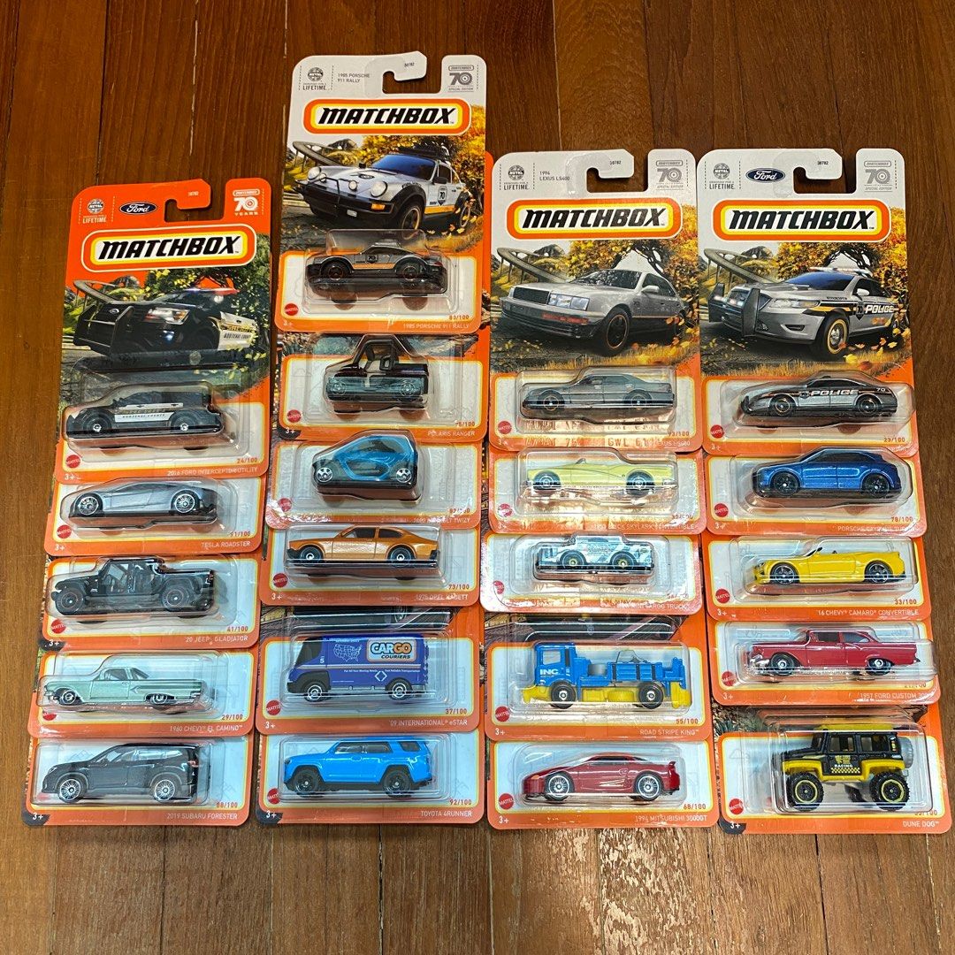 matchbox renault ford police tesla jeep chevy chevrolet subaru forester ...