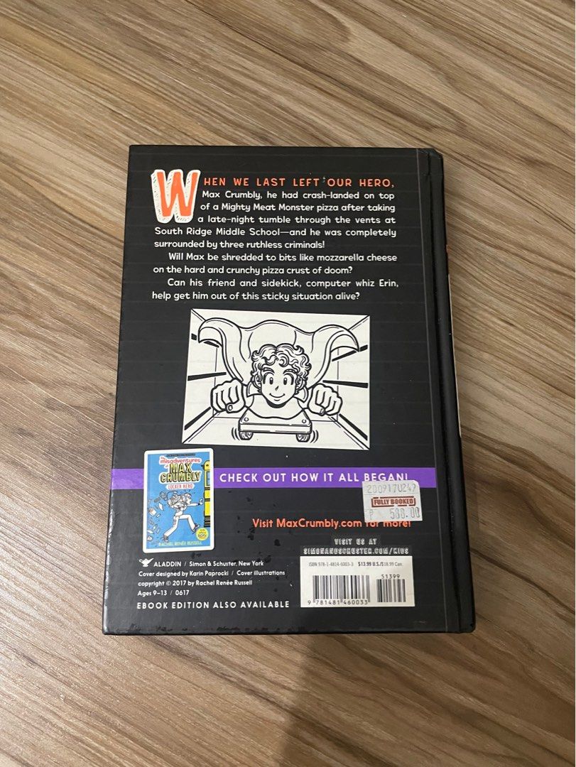 max crumbly middle school mayhem book on Carousell