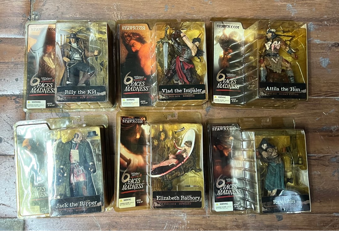 Mcfarlane Monsters 6 Faces of Madness Set, Hobbies & Toys, Toys & Games ...