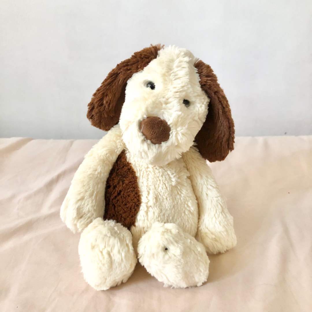Medium Jellycat bashful brown and cream dog, Hobbies & Toys, Toys ...