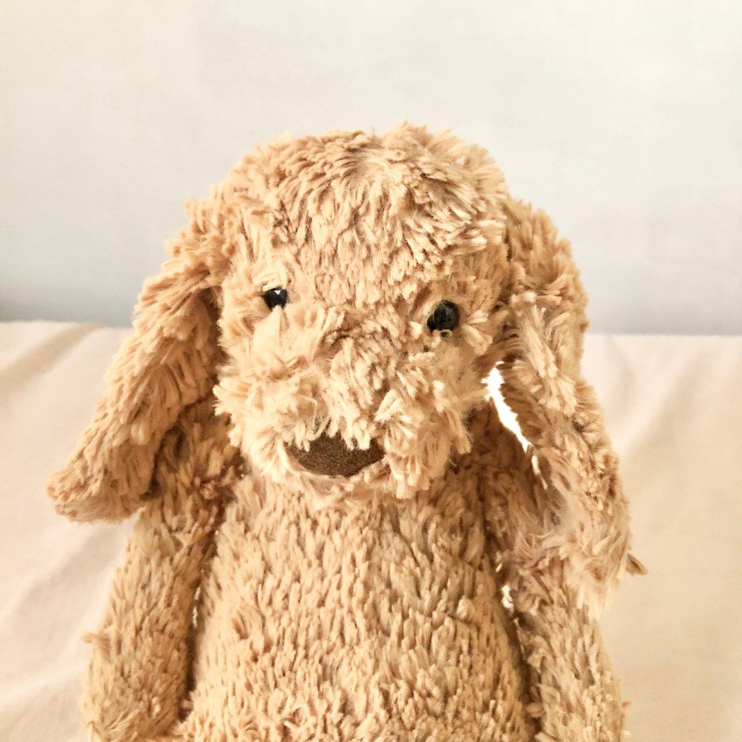 Medium Jellycat bashful dog, Hobbies & Toys, Toys & Games on Carousell