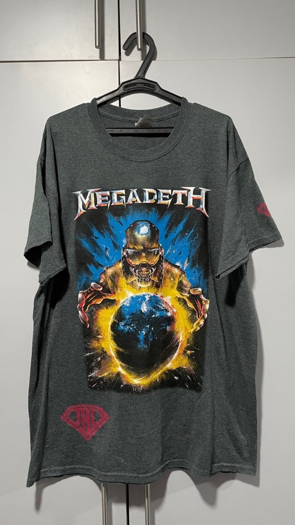 Megadeth Band Shirt - Gildan, Men's Fashion, Tops & Sets, Tshirts ...