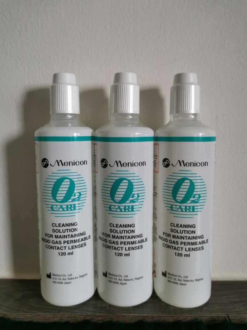 Menicon O2 Care Cleaning Solution for Contact Lenses, Beauty & Personal ...