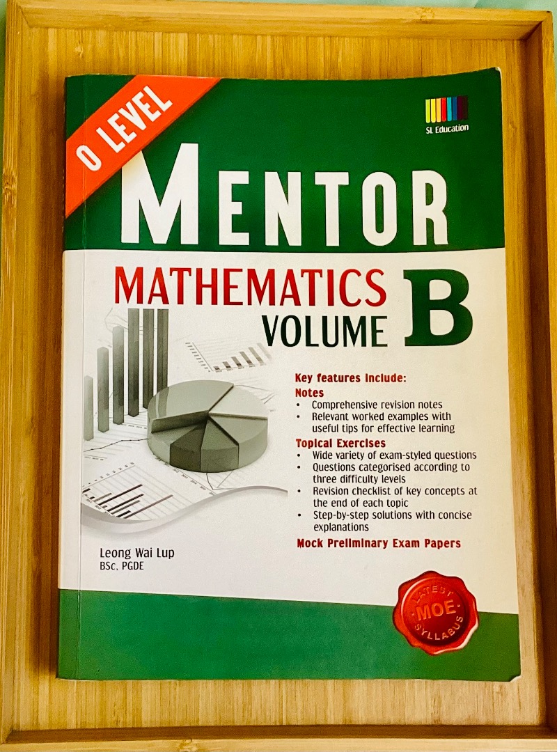 Mentor Math Revision Book(Volume B)(O levels), Hobbies & Toys, Books & Magazines, Assessment ...