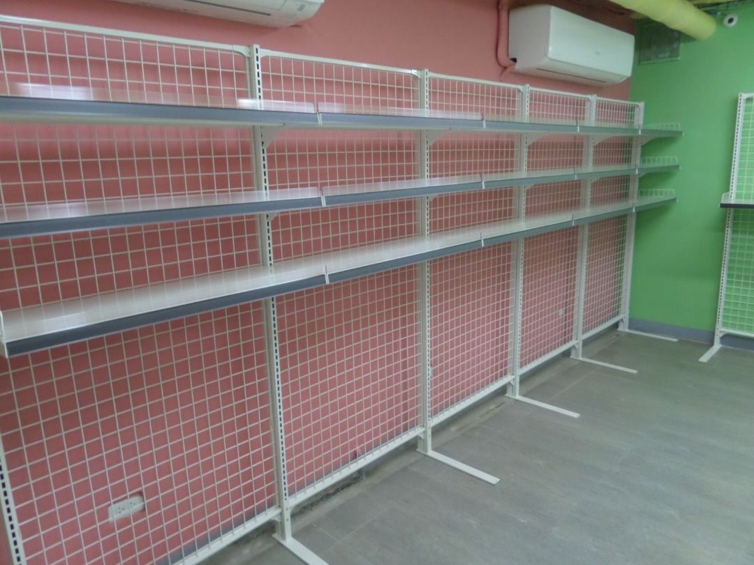 Mesh Type Gondola Grocery Racks, Furniture & Home Living, Furniture ...