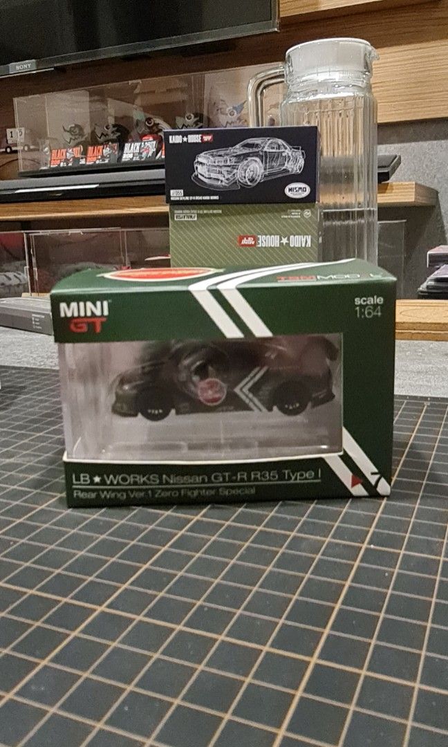 Mini GT Nissan GTR R35 Type1 (GT Wings) Hong Kong EXC and Zero Fighter ...