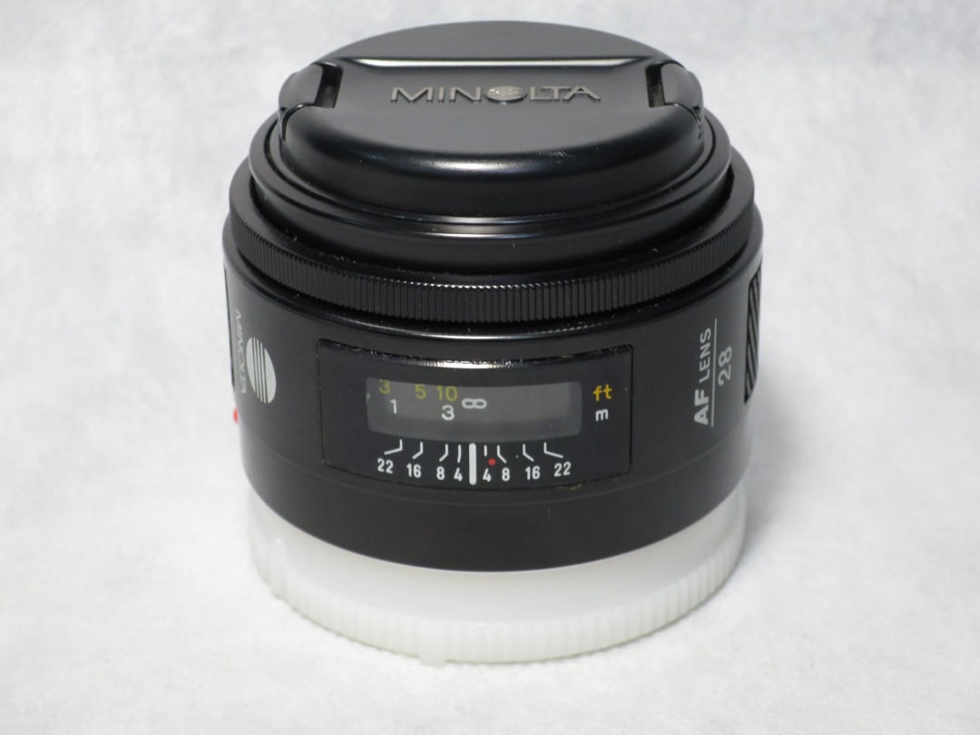 Minolta AF 28mm F/2.8 for Sony A mount, Photography, Lens & Kits on Carousell