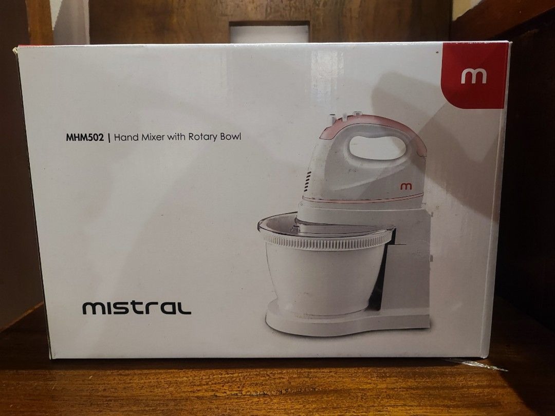 Mistral Hand Mixer with Rotary Bowl MHM502, TV & Home Appliances ...