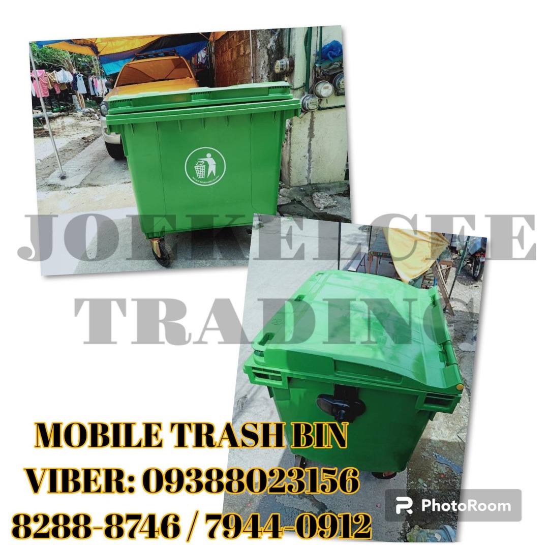 Mobile trash bin on Carousell