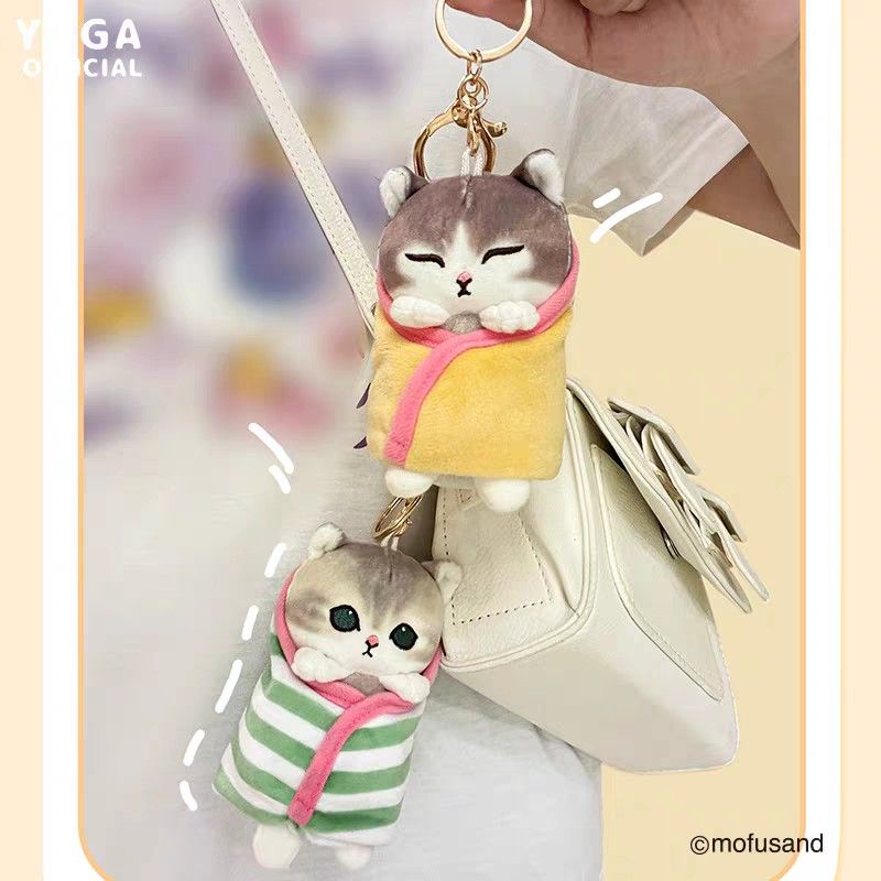 [MOFUSAND] MOFUSAND KAWAII KITTY CATS BLANKET SERIES PLUSH TOY STUFFED ...