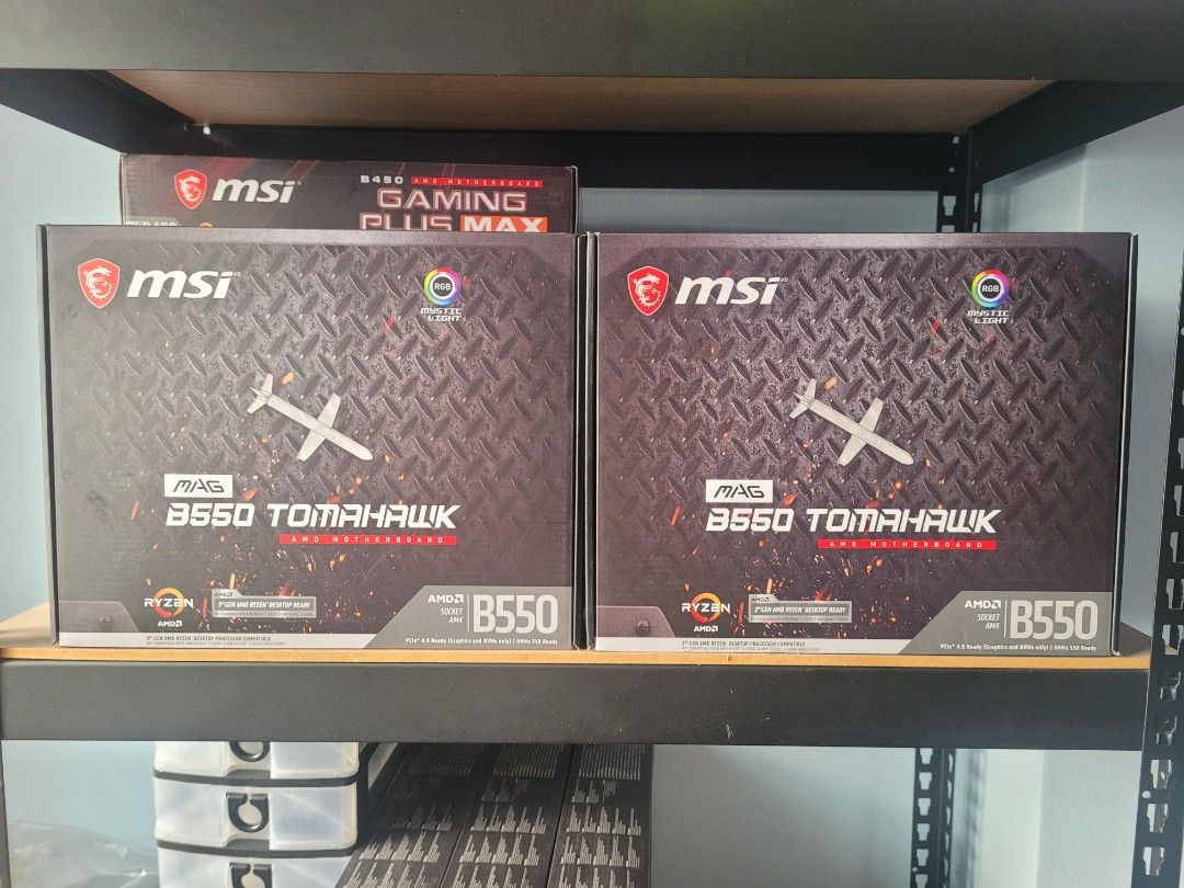 MSI MAG B550 Tomahawk ATX Motherboard AM4 - Ryzen 5000 series supported ...