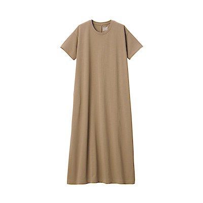 Muji jersey stitch flair dress, Women's Fashion, Dresses & Sets ...
