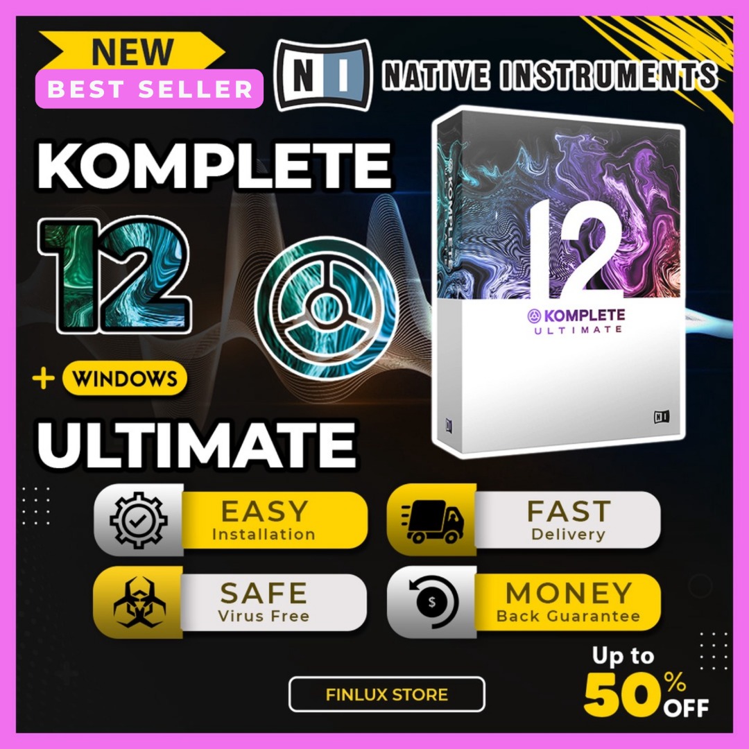 Native Instrument KOMPLETE 12 Ultimate Edition FX Bundle VST AAX Plugin ...