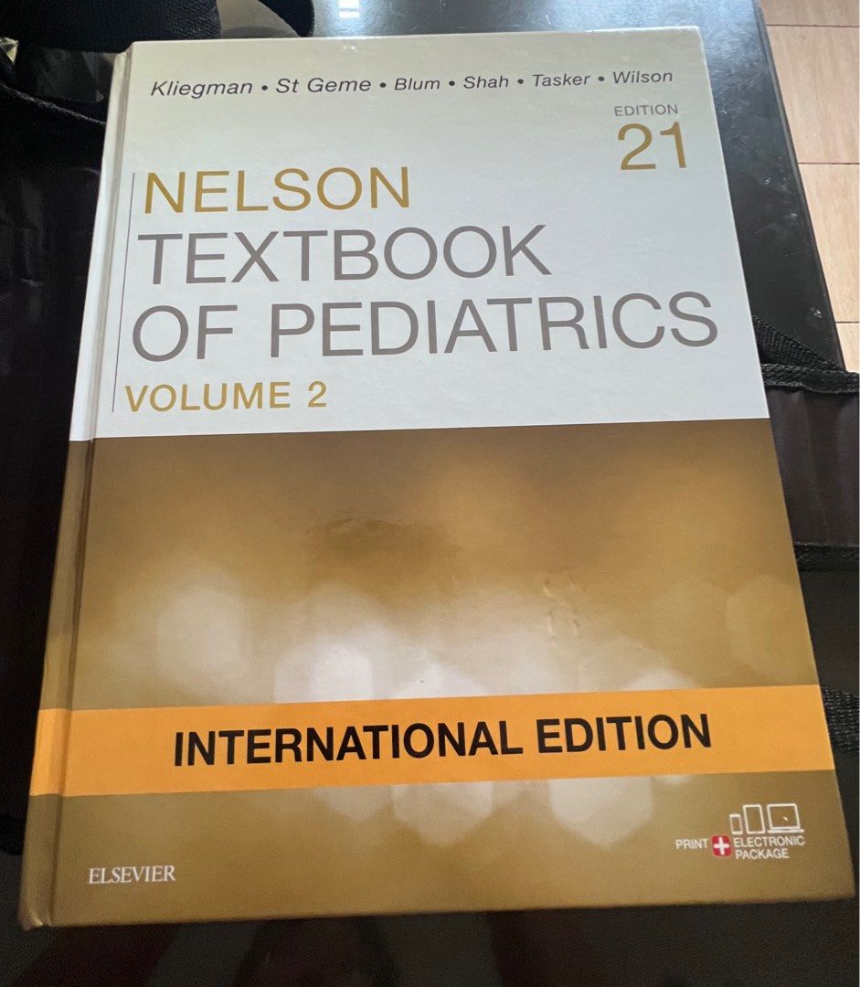 Nelson Textbook of Pediatrics with free book bag on Carousell