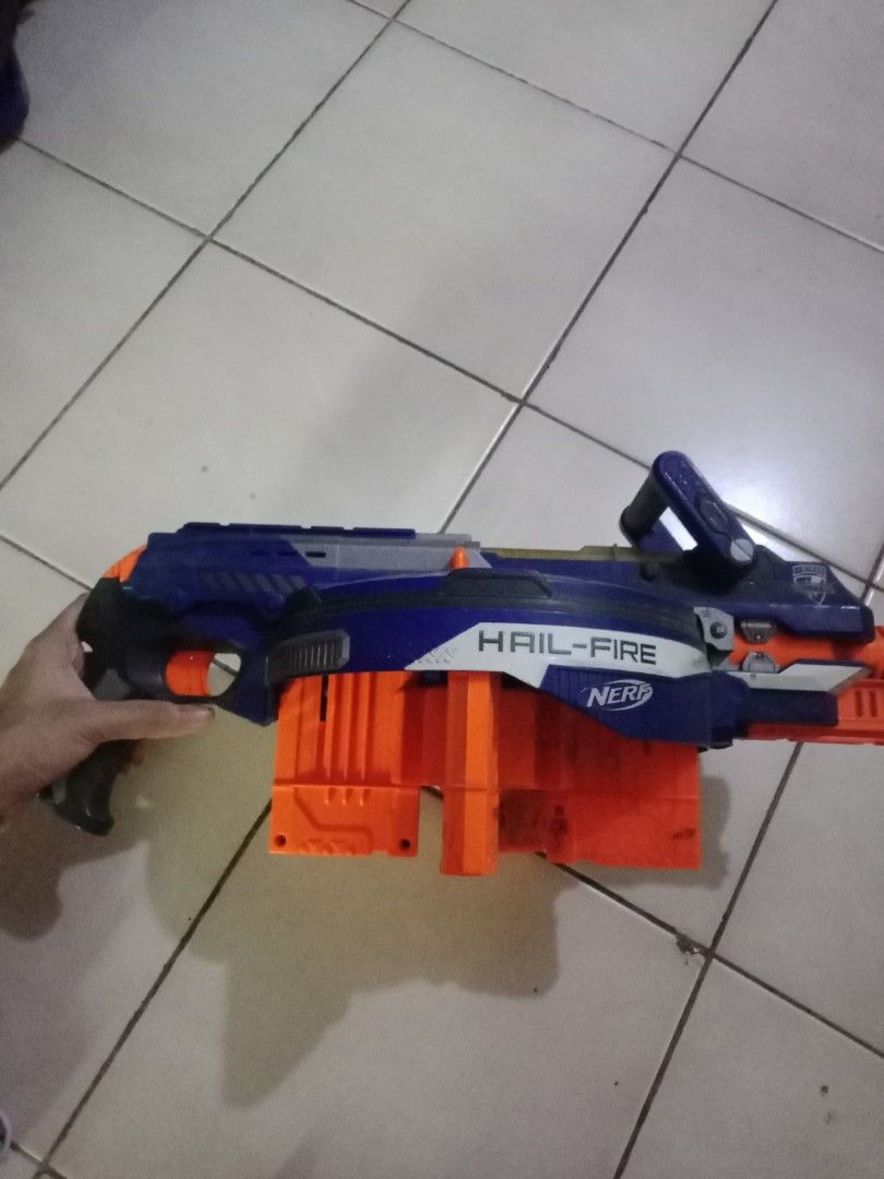 Nerf Hail Fire Bekas, Bayi & Anak, Mainan & Baby Walker di Carousell