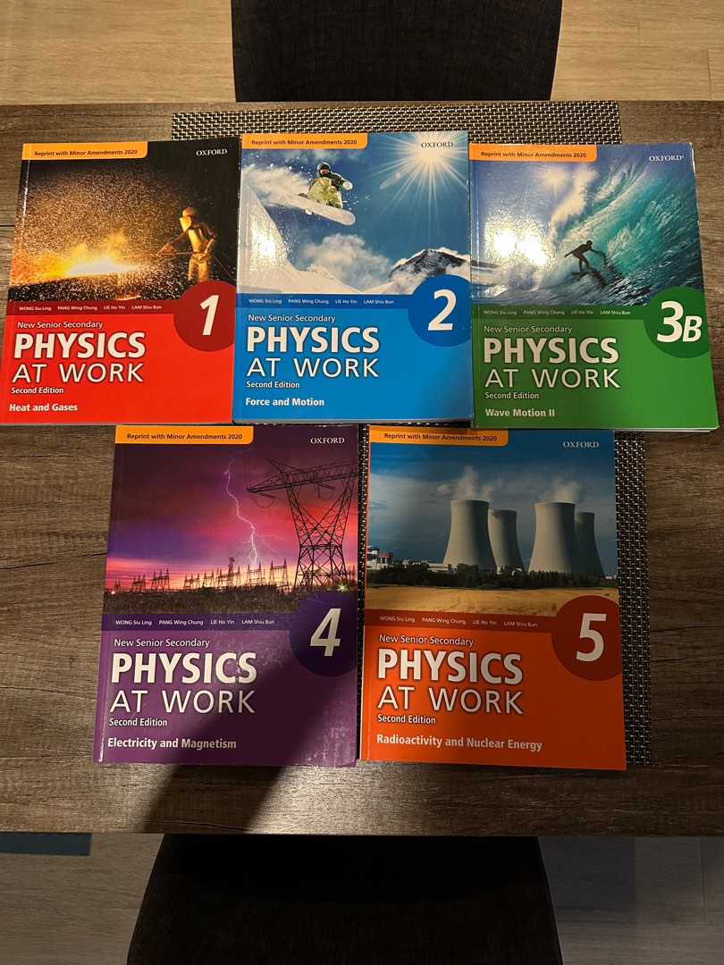 NSS physics at work book 1,2,3B,4,5, 興趣及遊戲, 書本 & 文具, 教科書 - Carousell