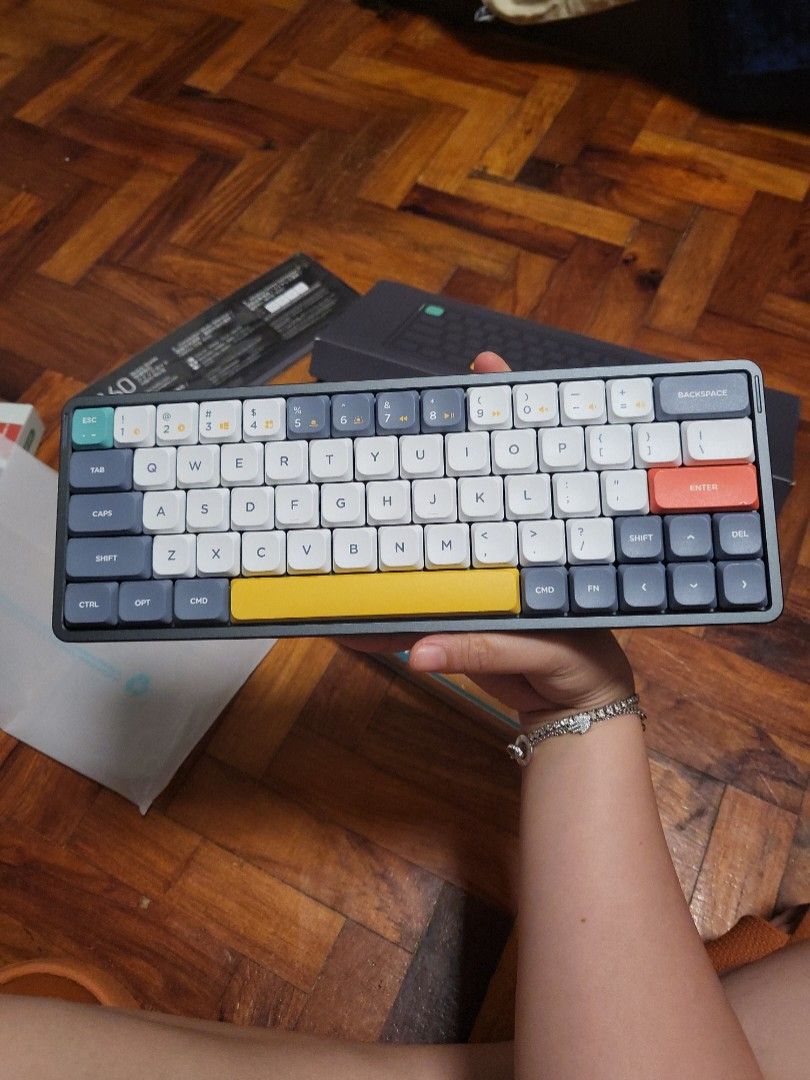 Nuphy 60 and leather case, Computers & Tech, Parts & Accessories ...