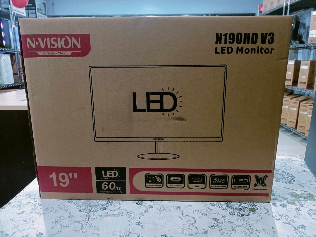 NVISION 19" LED WIDESCREEN MONITOR (BRAND NEW), Computers & Tech ...
