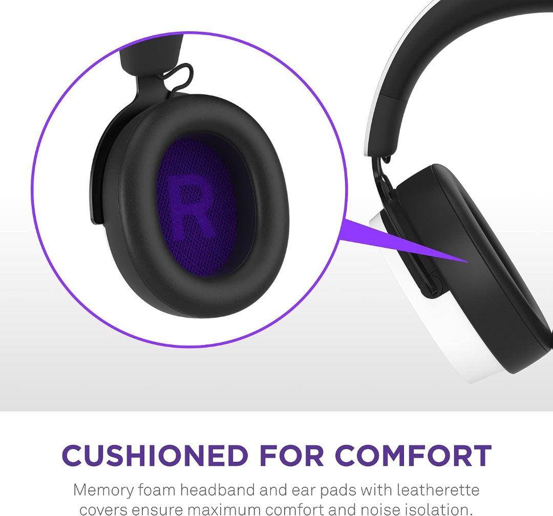 NZXT Relay Wired PC Gaming Headset Hi-Res Certified DTS 7.1 Surround ...