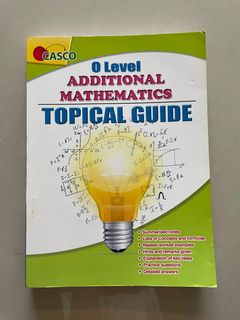 O Level Comprehensive Guide Additional Mathematics AMath Assessment ...