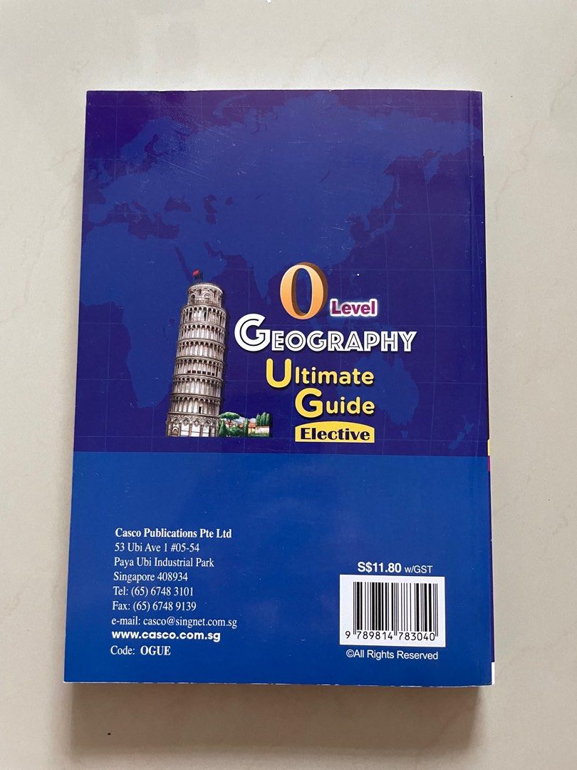 O Level Elective Geography Ultimate Guide Book by Casco, Hobbies & Toys ...