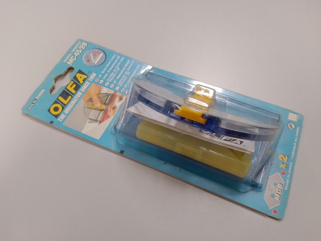 OLFA 45 Degree Mount Board Cutter (MC-45/2B, Hobbies & Toys, Stationery ...