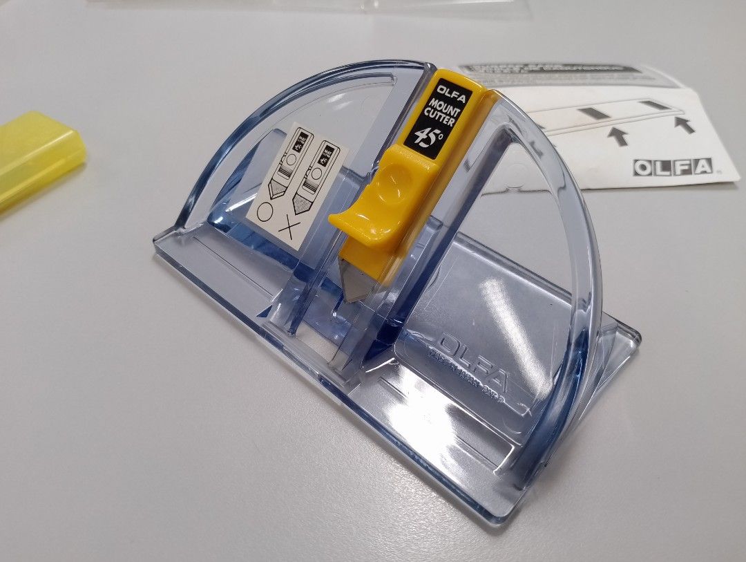 OLFA 45 Degree Mount Board Cutter (MC-45/2B, Hobbies & Toys, Stationery ...