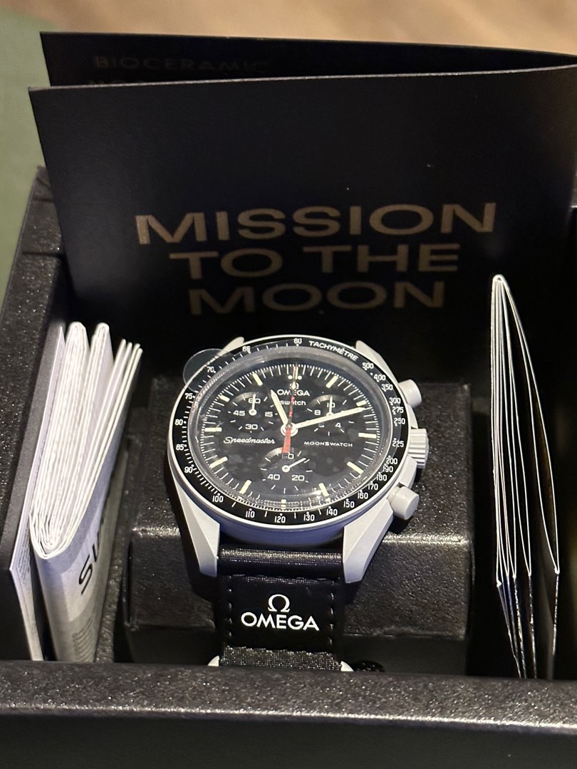 Omega x Swatch - Mission to the Moon ( limited edition ), 名牌, 飾物及配件 ...