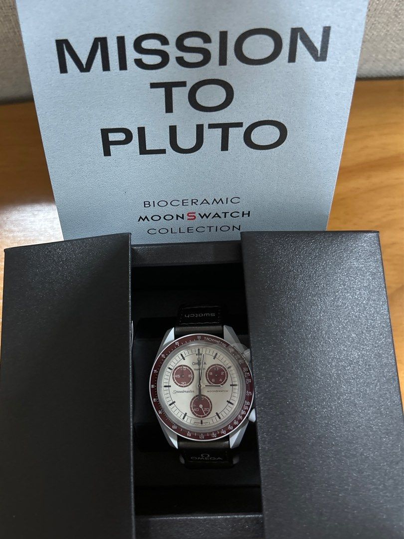 Omega x Swatch - Pluto, Luxury, Watches on Carousell