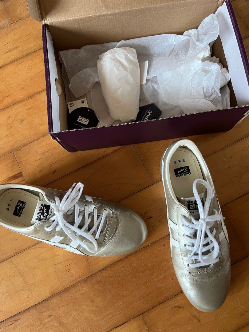 Onitsuka Tiger Tai Chi Nippon Made Champagne, Women's Fashion, Footwear ...