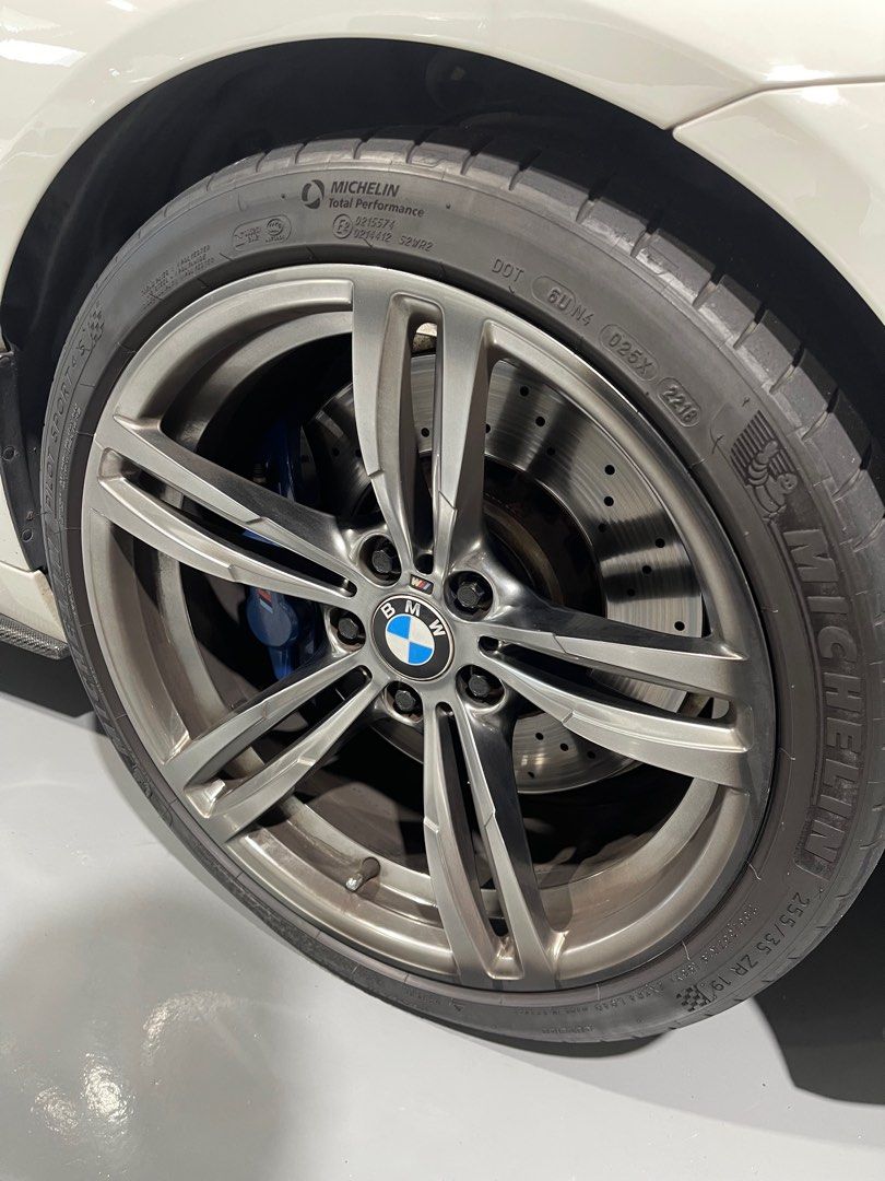 Original BMW 437M rims from F80, Car Accessories, Tyres & Rims on Carousell