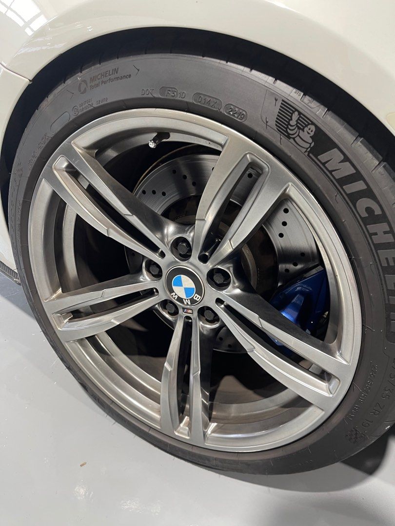 Original BMW 437M rims from F80, Car Accessories, Tyres & Rims on Carousell