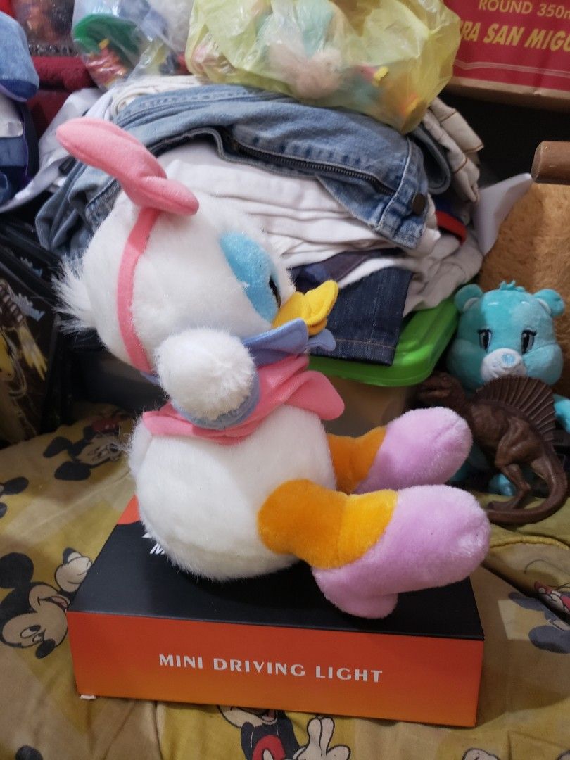 original disney cute daisy duck stuff toy with detachable clothes on ...