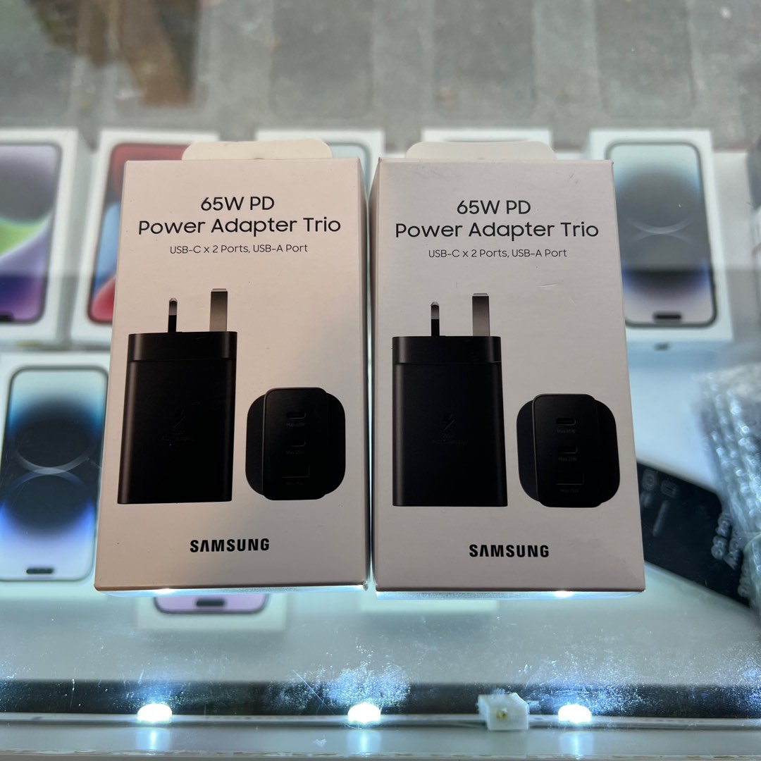 Original Samsung 65W PD Power Adapter Trio, Mobile Phones & Gadgets ...