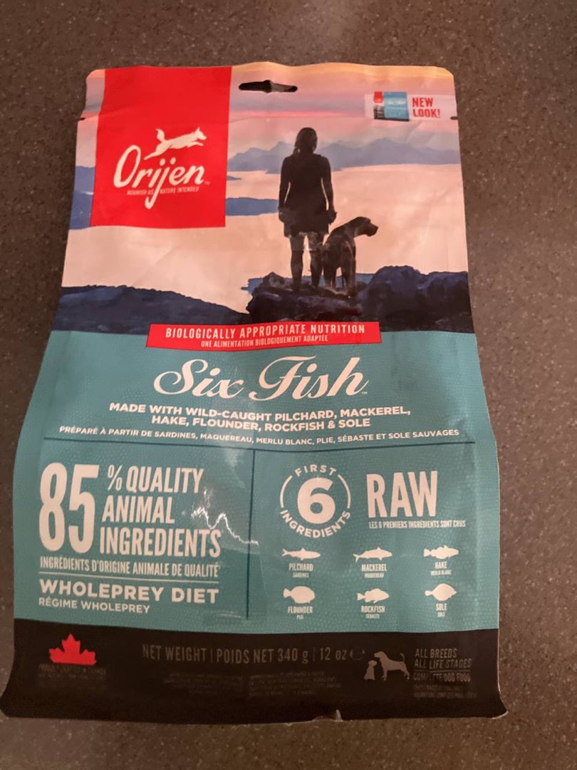 Orijen Six Fish 340g, Pet Supplies, Pet Food on Carousell