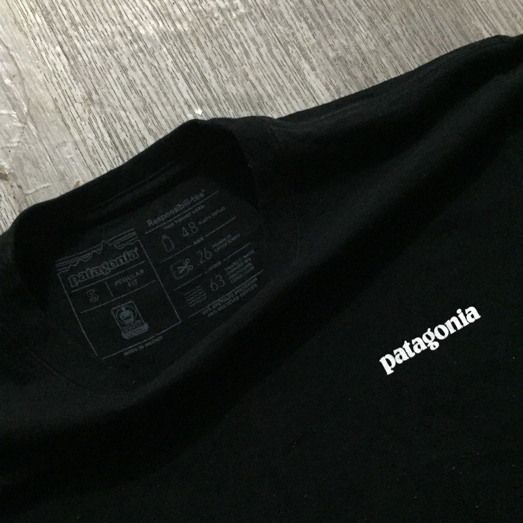 Patagonia Official Logo Tshirt - Small on Carousell