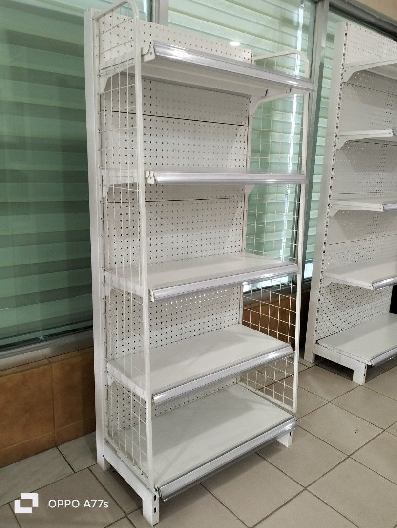 Perforated backing - Gondola Grocery Shelve, Furniture & Home Living ...