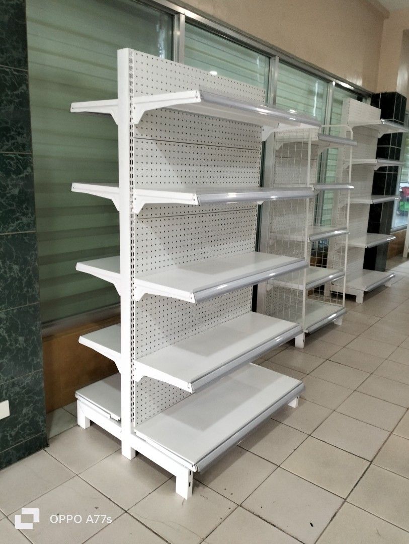 Perforated backing - Gondola Grocery Shelve, Furniture & Home Living ...